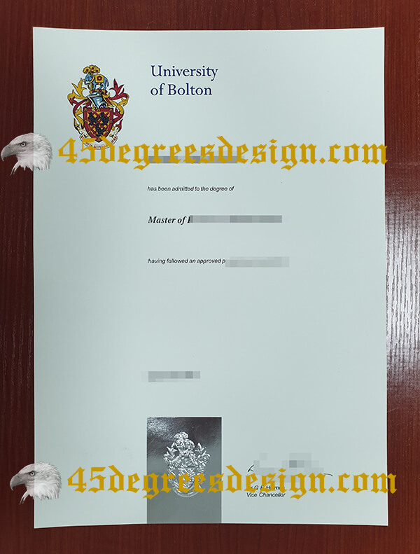 How to create a fake University of Bolton degree online?