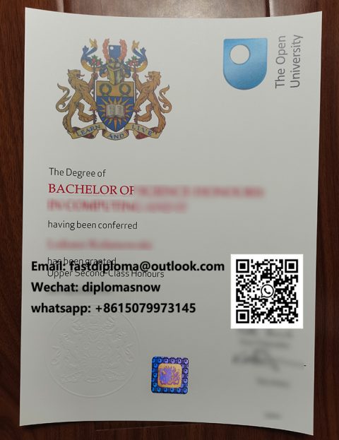 how to make a fake Open University bachelor degree?