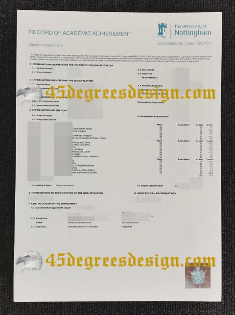 How to get a fake University of Nottingham transcript? - Purchase ...