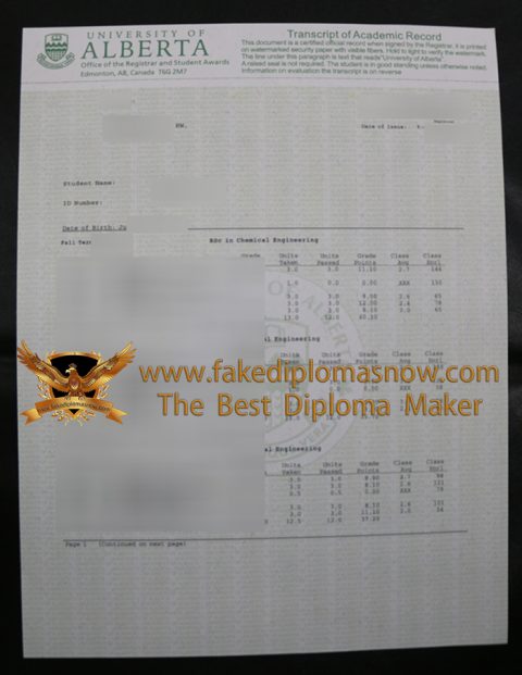 Where can I buy a fake University of Alberta degree with a transcript?