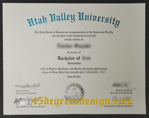 How to get a fake Utah Valley University diploma in USA?