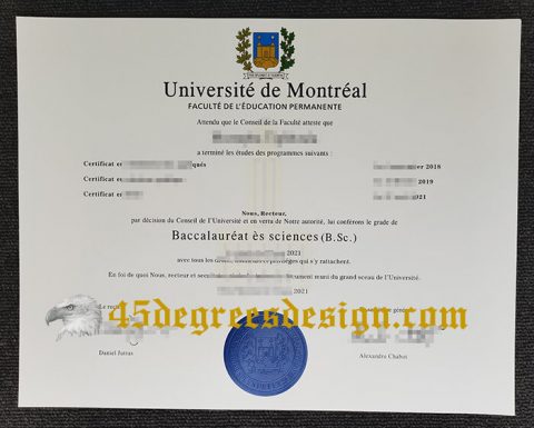 Where To Get Université De Montréal Diploma Certificate?