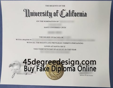 Order Fake UC Diploma Online, Buy Fake UC Santa Cruz Degree