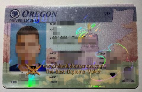 Order a fake Oregon Driver's License in USA