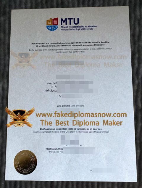 Purchase a fake Munster Technological University diploma for a job