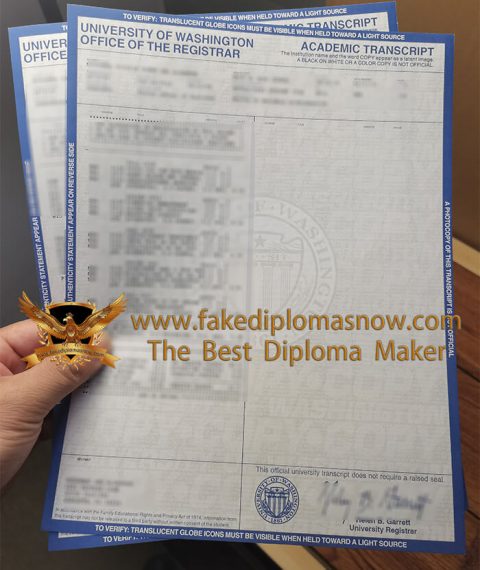 The Secrets To Make A University Of Washington Transcript