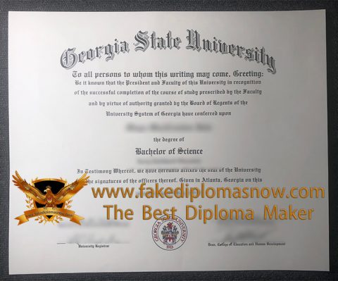 Buy a high-quality GSU BS diploma, Order a fake Georgia State degree