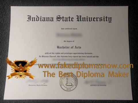 Where can I order a fake Indiana State University diploma certificate?