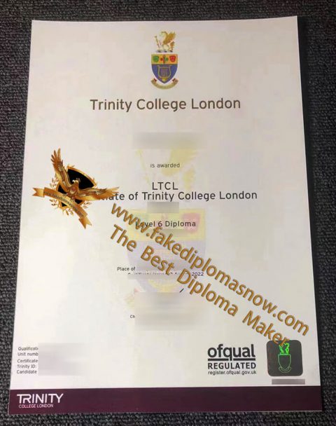Fake LTCL diploma, Purchase a fake Trinity College London diploma ...