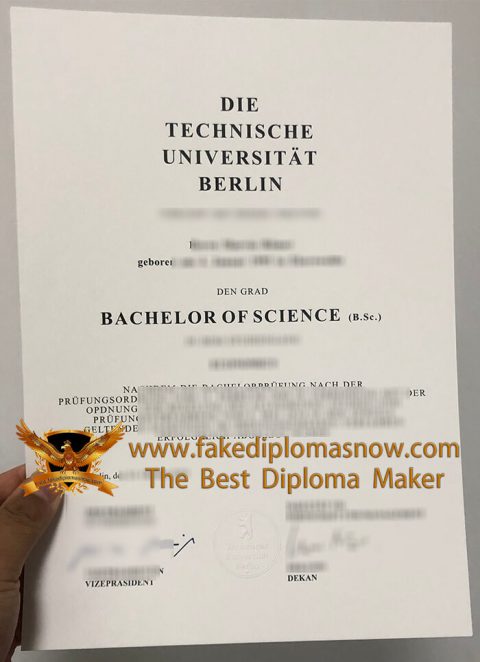 Get Technische Universität Berlin Urkunde, Buy a TU Berlin transcript in Germany - Purchase ...