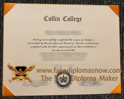 Purchase a fake Collin College diploma in Texas