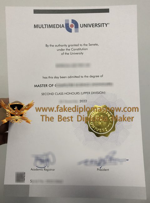 The latest version of the Multimedia University degree, Buy fake MMU ...