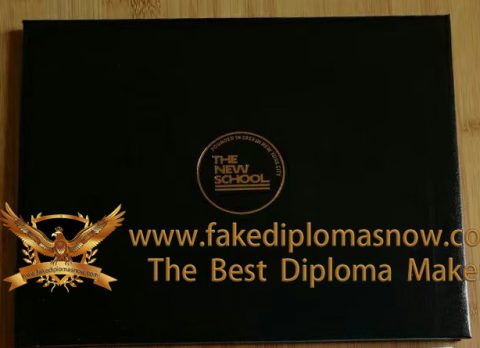 How to make The New School degree cover？