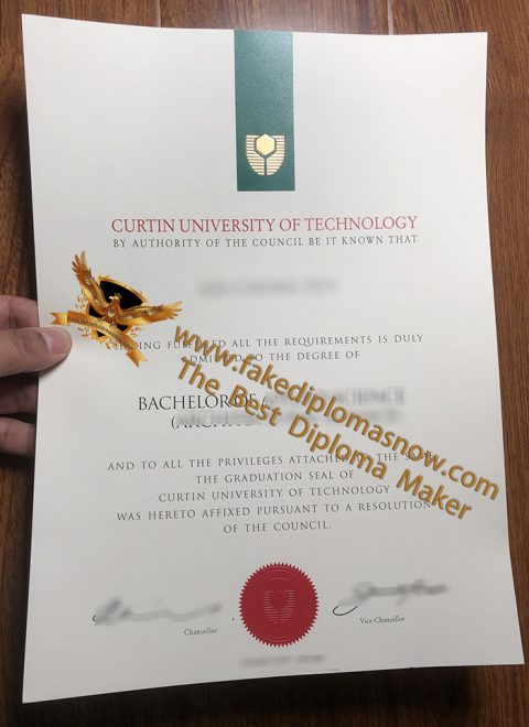 Where can I order a fake Curtin University of Technology degree?