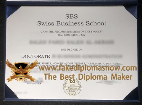 Purchase a fake SBS Swiss Business School Degree