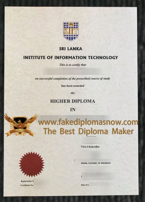 How much to get a fake SLIIT diploma online?