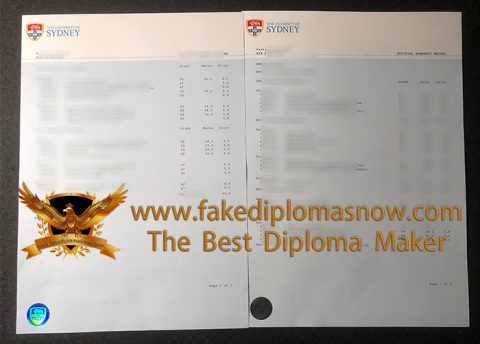 How to copy the University of Sydney (USYD) transcript