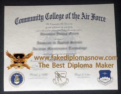 How long to get a fake Community College of the Air Force (CCAF) diploma?