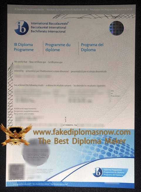 Buy a fake IB Diploma with transcript in 2023