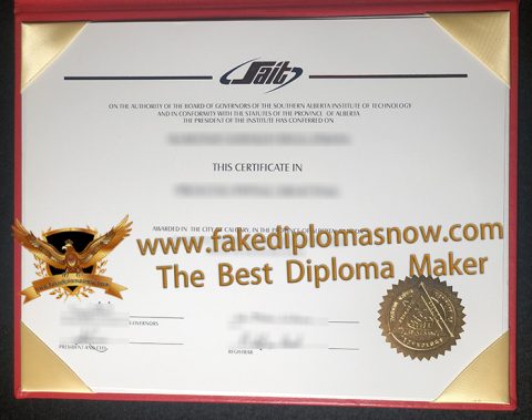 Order a SAIT certificate, Buy a Southern Alberta Institute of Technology diploma