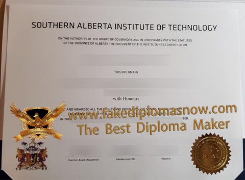 Order a SAIT certificate, Buy a Southern Alberta Institute of ...