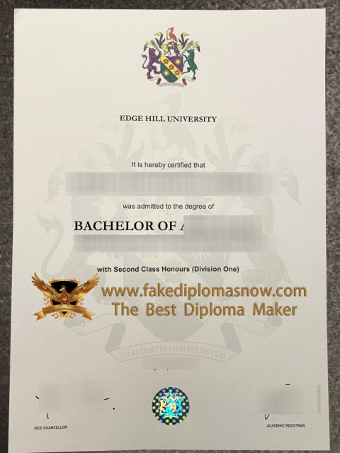 Get the latest version of Edge Hill University diploma in 2023