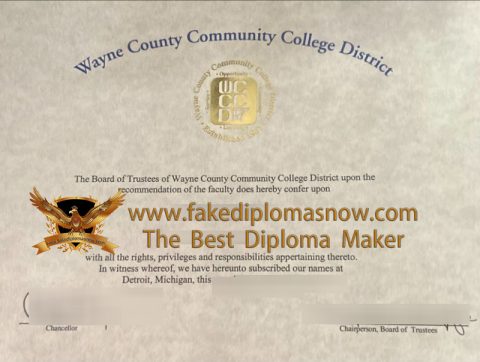 How can I buy a fake Wayne County Community College diploma?