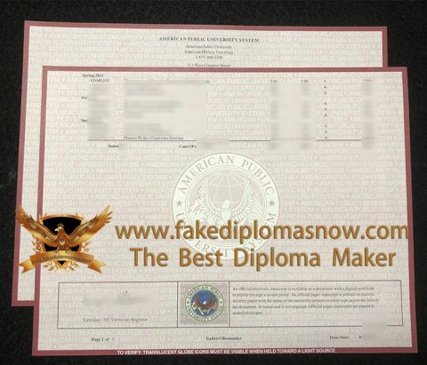 How Long To Get a Fake American Military University Transcript?