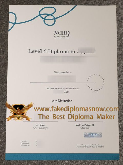 How much to buy a fake NCRQ Level diploma in UK?