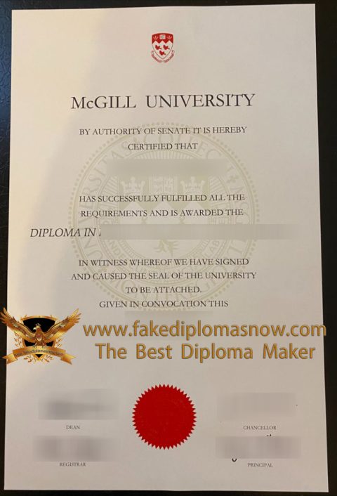 How to buy a McGill University degree in Montreal?