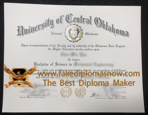 Get a UCO transcript, Buy a University of Central Oklahoma diploma