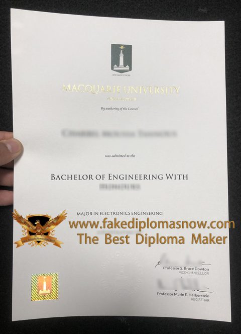 Order a Macquarie University degree certificate in 3 days