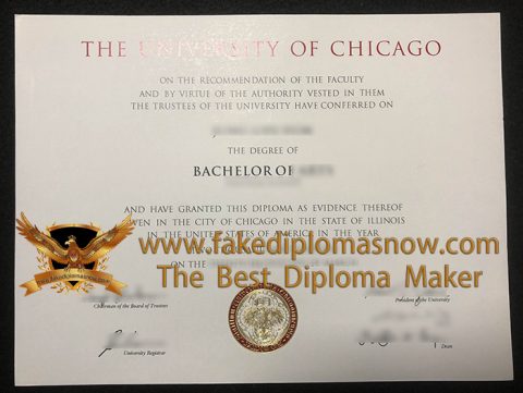 Order a University of Chicago diploma and transcript