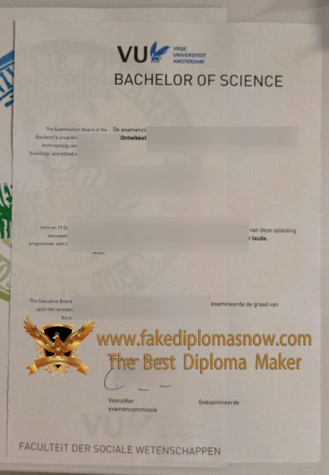 How to order a Vrije Universiteit Amsterdam degree certificate?