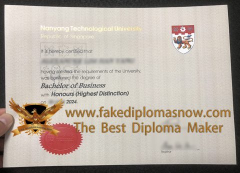 Order a Nanyang Technological University (NTU) Bachelor of Business ...