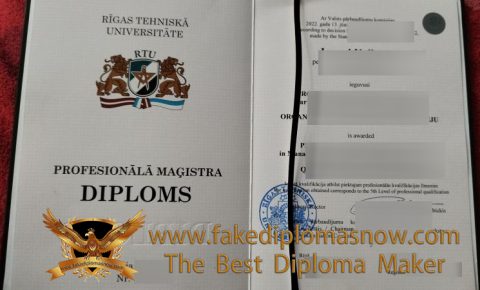 Where can I order a Rīgas Tehniskā universitāte diploma?