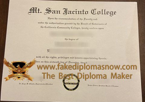 How long to get a Mt. San Jacinto College (MSJC) degree?
