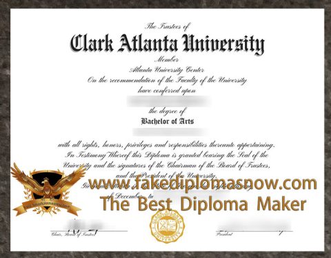 Buy Clark Atlanta University Diploma : The Ultimate Convenience!