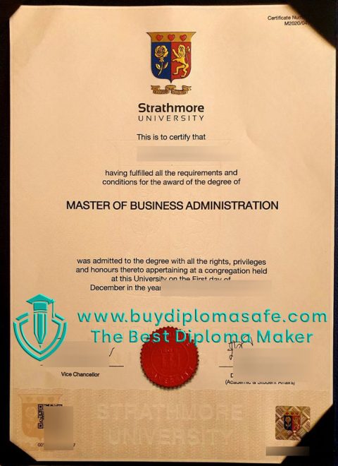 Can I buy a Strathmore University degree online?