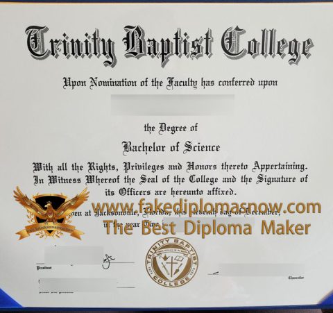 How to buy a Trinity Baptist College diploma in the United States?